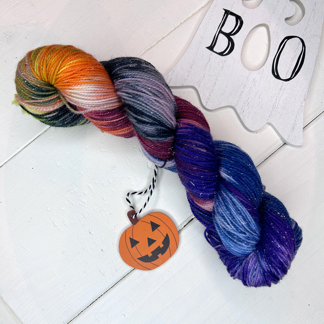 Haunted House Sparkle Sock Yarn – Greenlambkin Yarn
