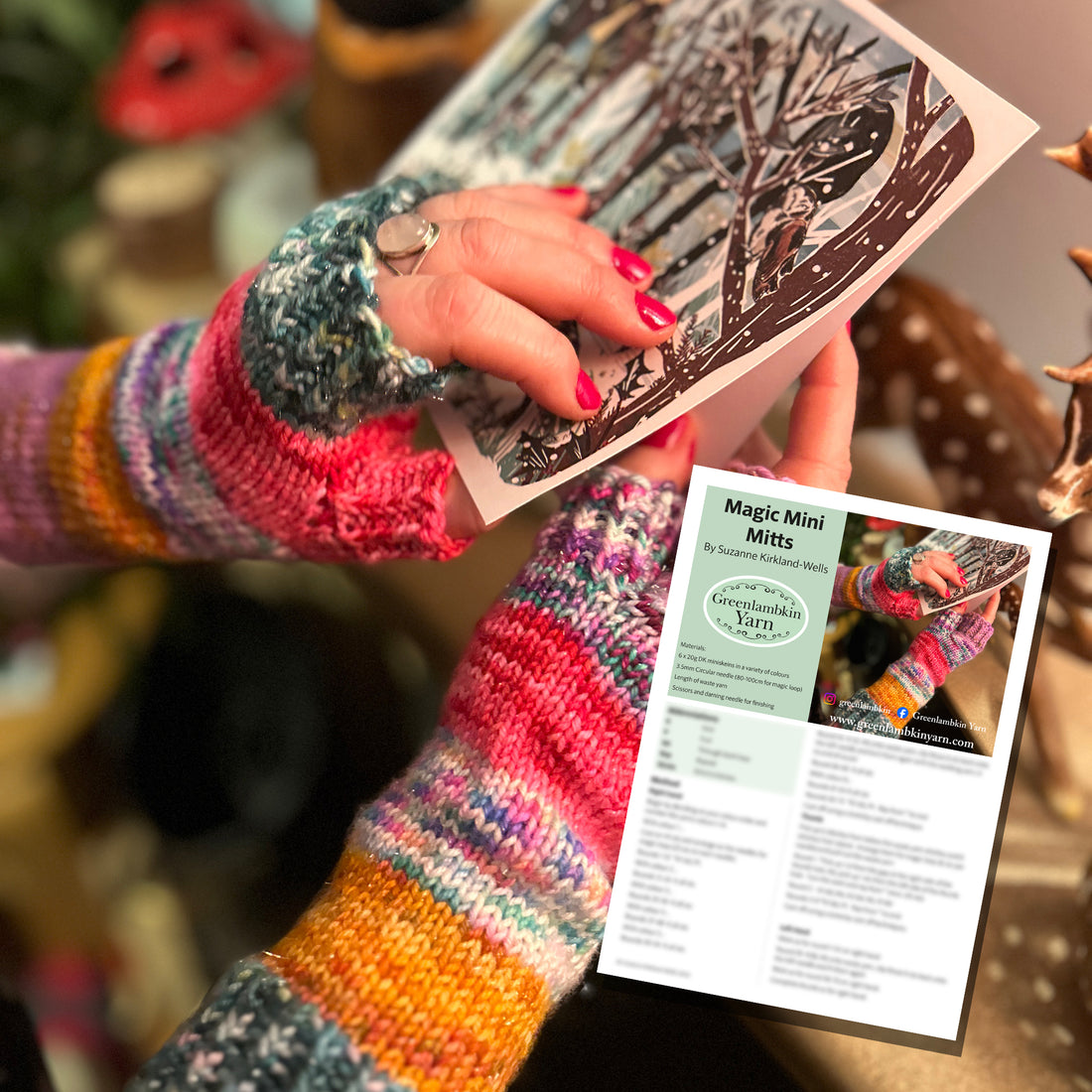 Magic Mini Mitts Kit – Greenlambkin Yarn
